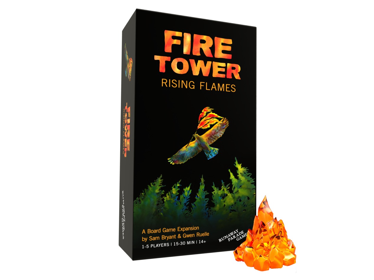 Deluxe Fire Tower Board Game and Rising Flames Expansions: All In Combo ...