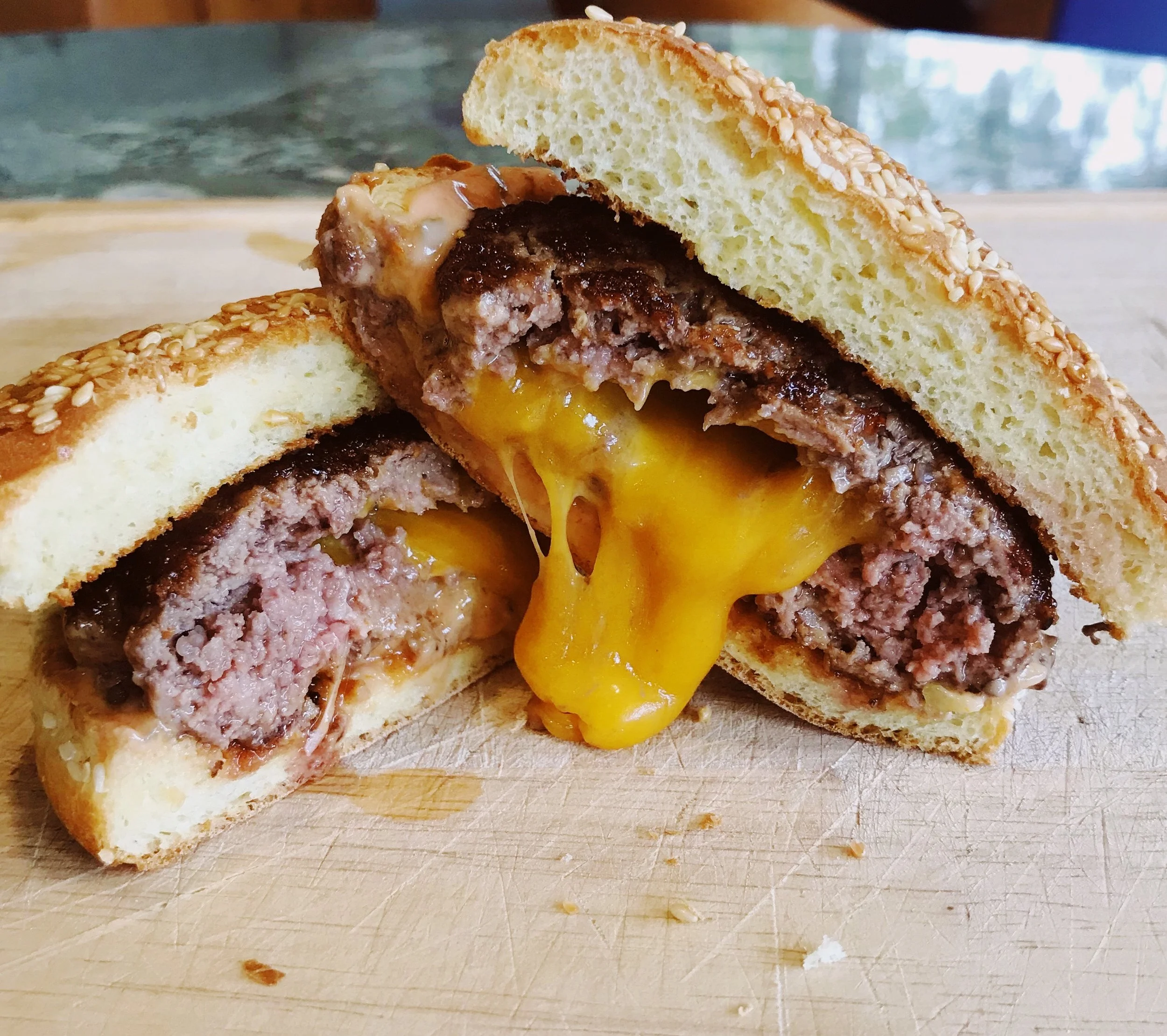 Juicy Lucy Burgers — Cooking For James