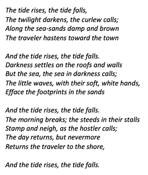 The Tide Rises, The Tide Falls — WRYC