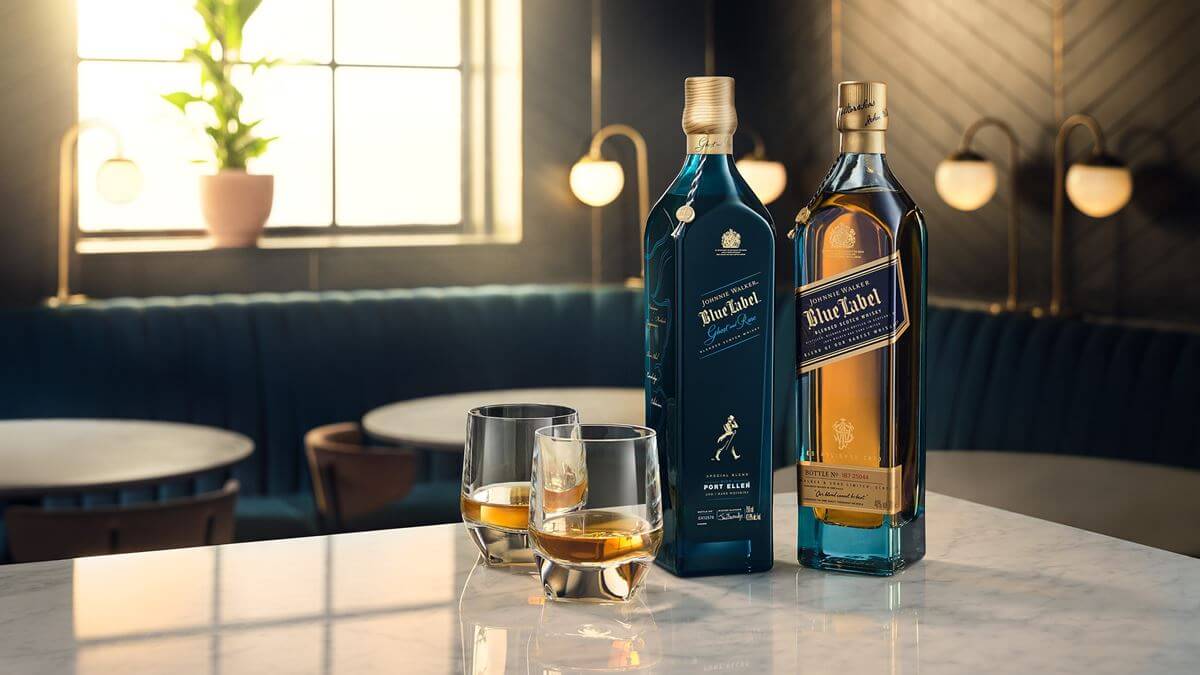 Johnnie Walker Blue Label Ghost and Rare Port Ellen — Liquor Barons ...