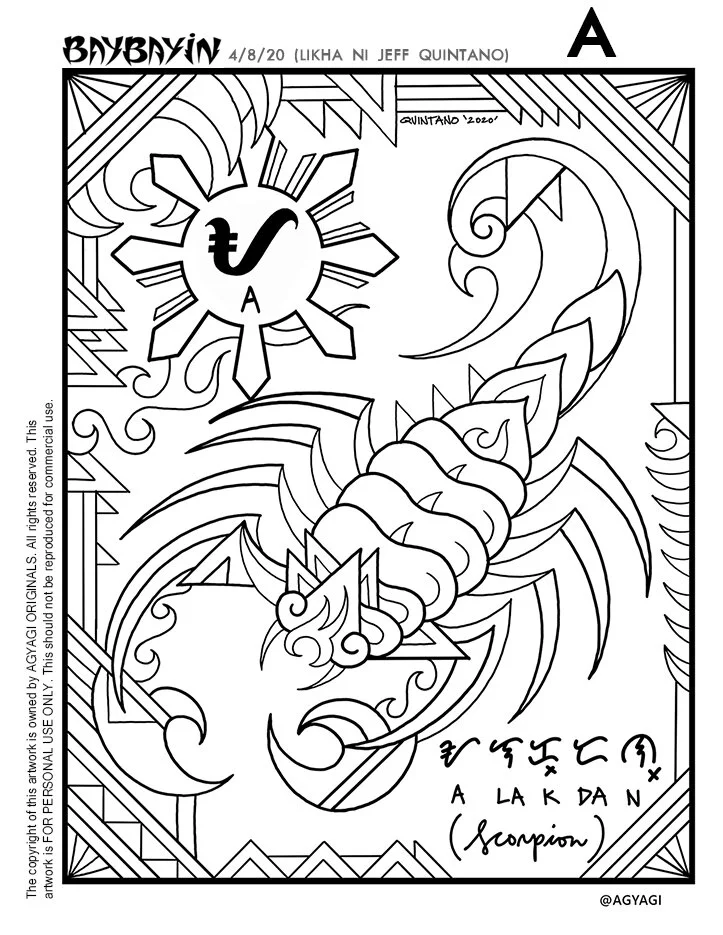 BAYBAYIN BLOG TYPE — AGYAGI