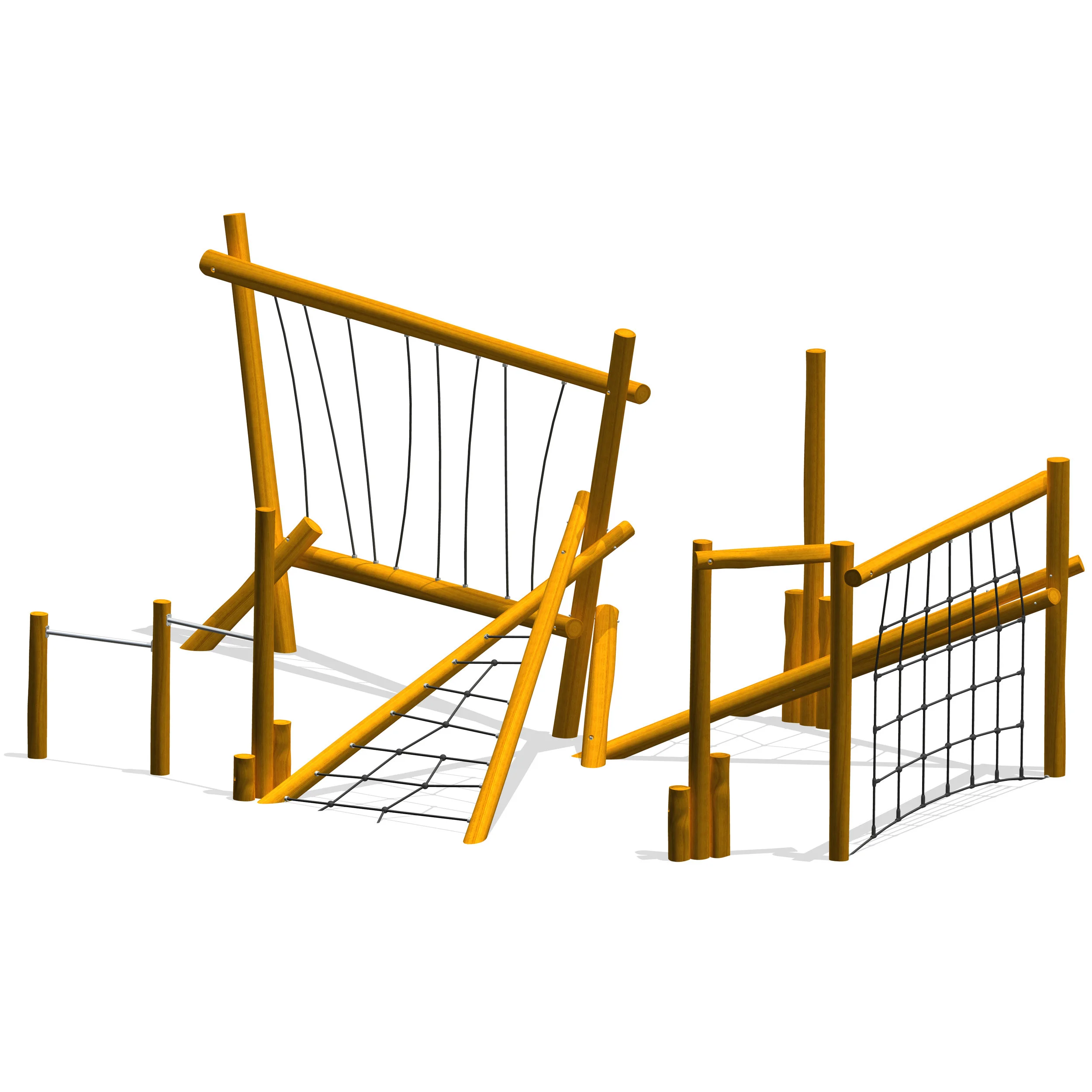 TIMBERBUILT SLIDES, CLIMBERS & TRAILS — Miracle Design and Play