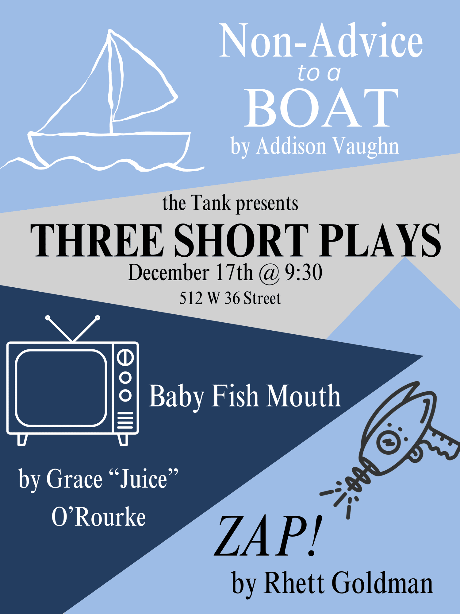 Three Short Plays — The Tank