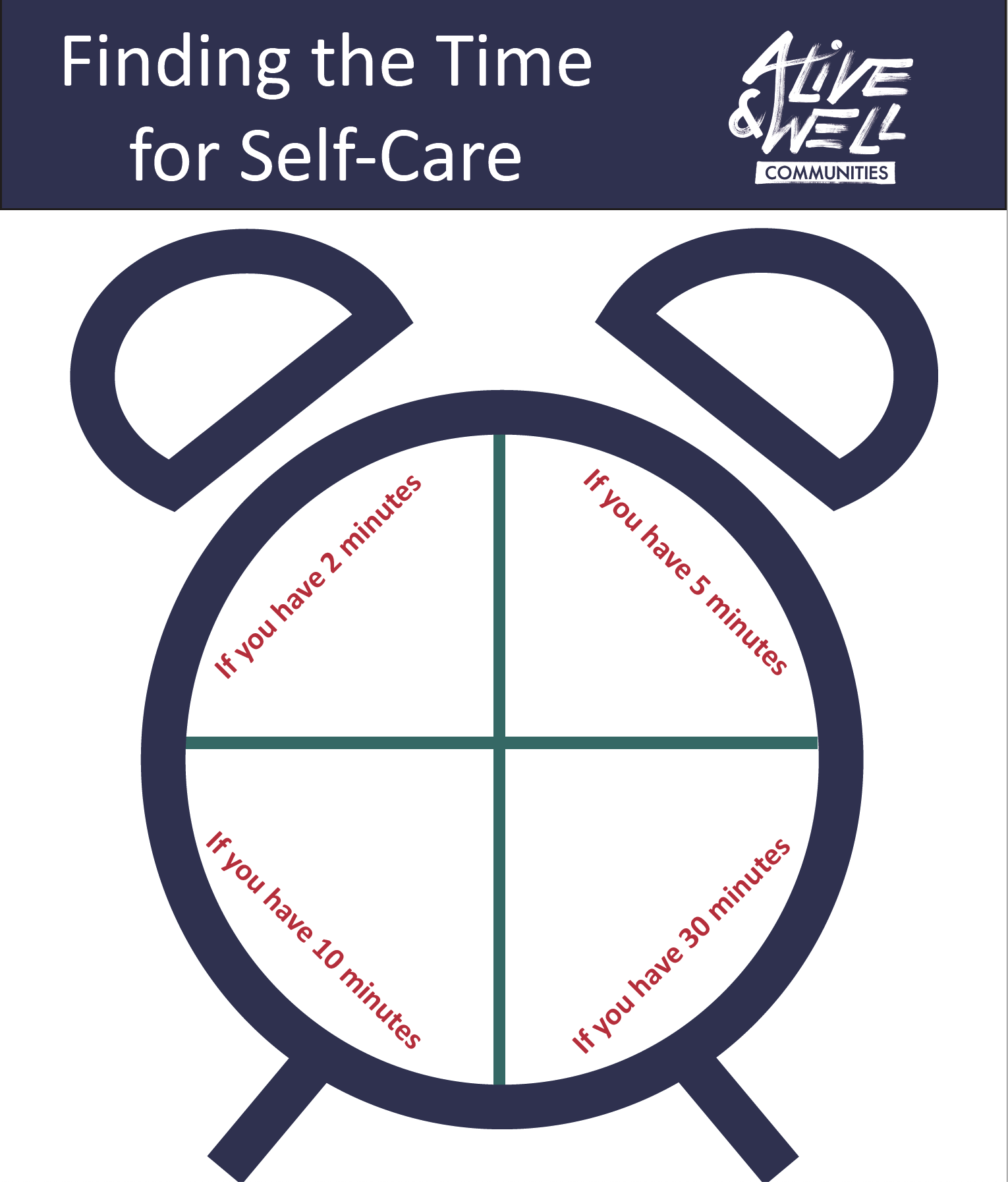 Self-Care — Alive & Well Communities
