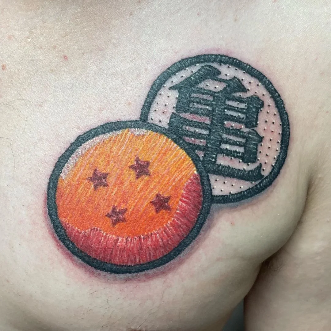 4 Star Dragonball Tattoo
