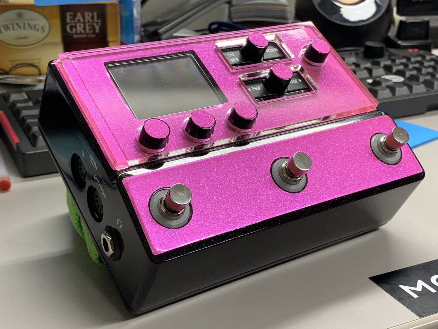 WIP Aesthetic board - can you spot the theme? : r/guitarpedals