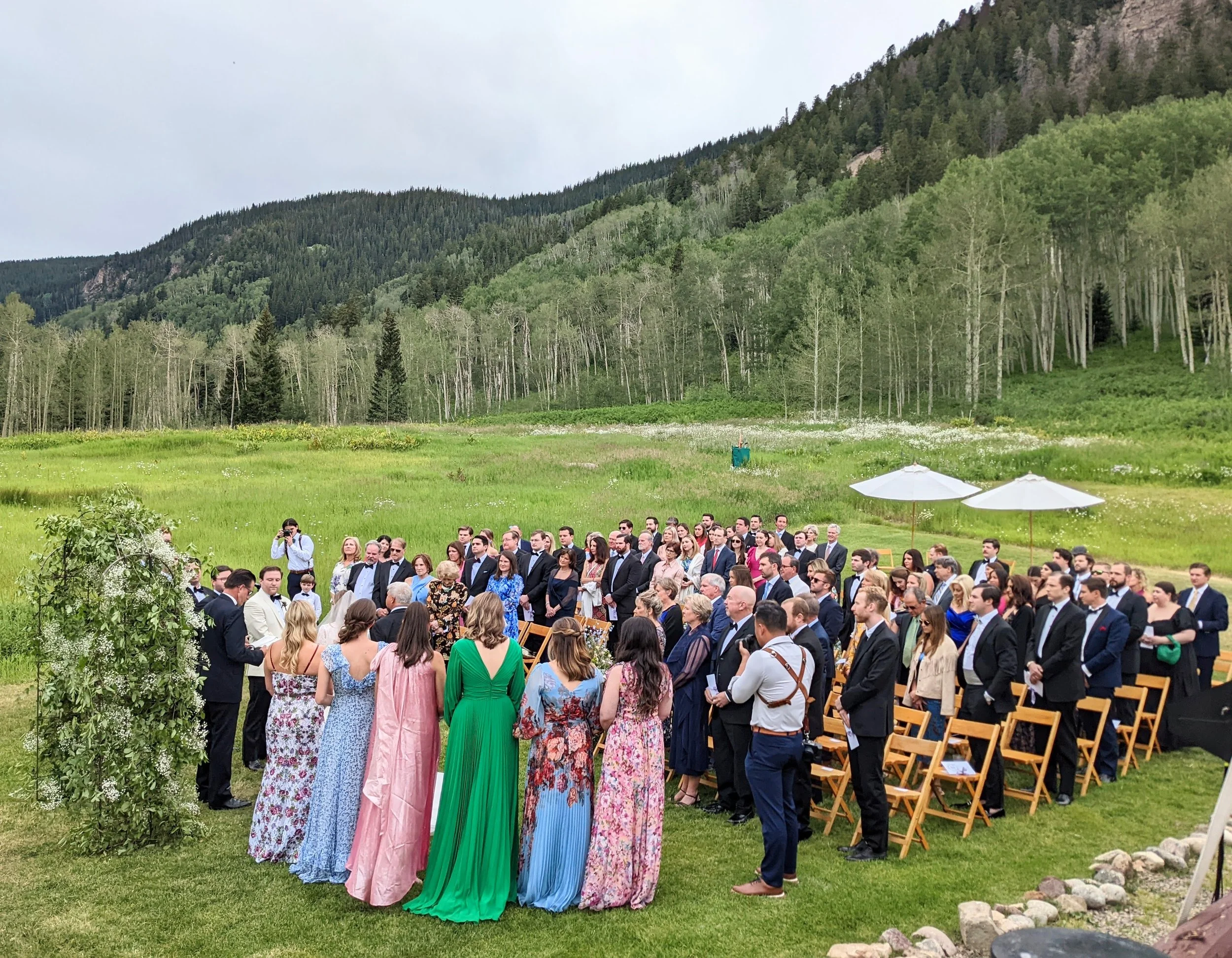 A Magical Wedding Ceremony at Beano's Cabin in Beaver Creek, Colorado ...