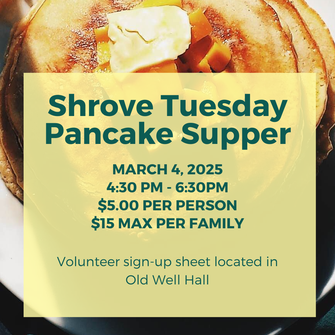 Shrove Tuesday Pancake Supper — Calvary Episcopal Church