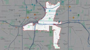 Atlanta Zip Code Guide and Map of Postal Code Locations — Justin Landis ...