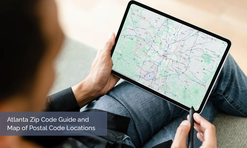 Atlanta Zip Code Guide and Map of Postal Code Locations — Justin Landis ...