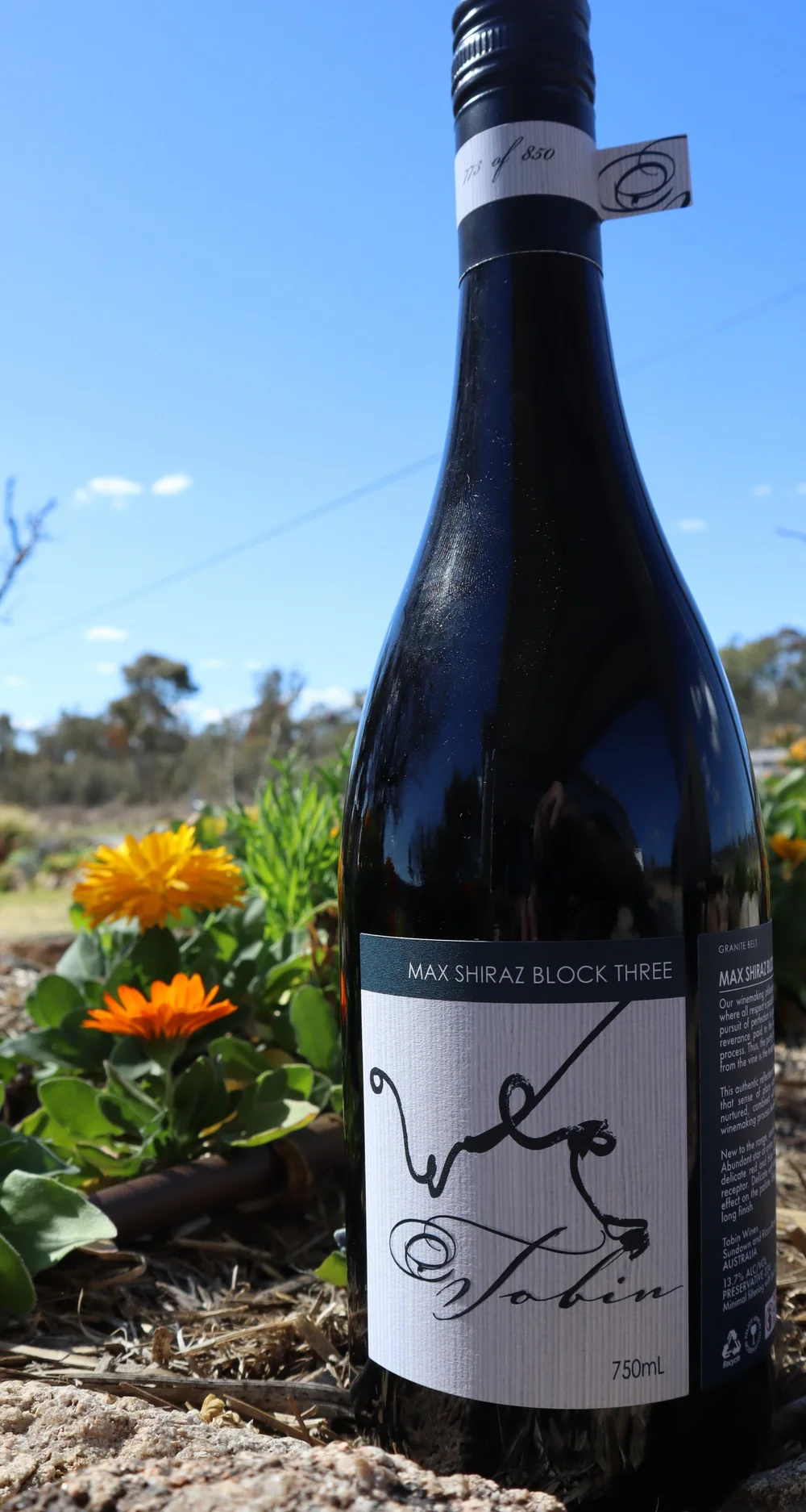 Max Shiraz BLOCK THREE — Tobin Wines