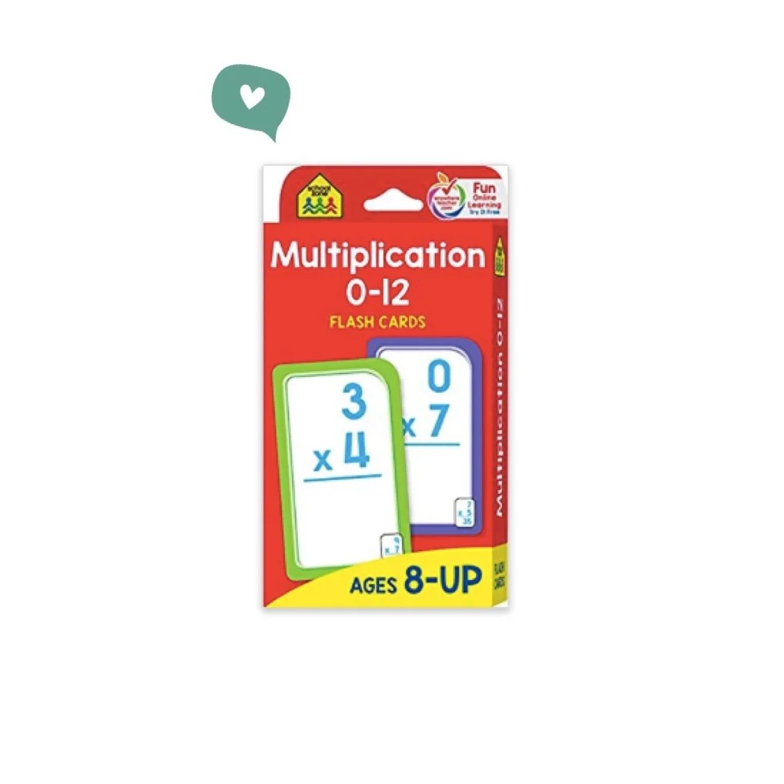 Multiplication 0-12 Flash Cards — The Lovin Sisters