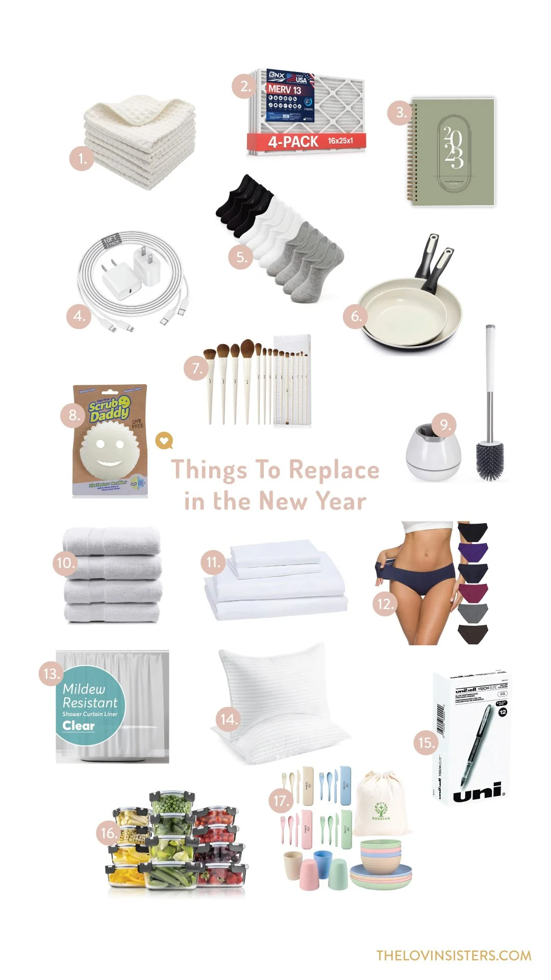 Things To Replace in the New Year — The Lovin Sisters