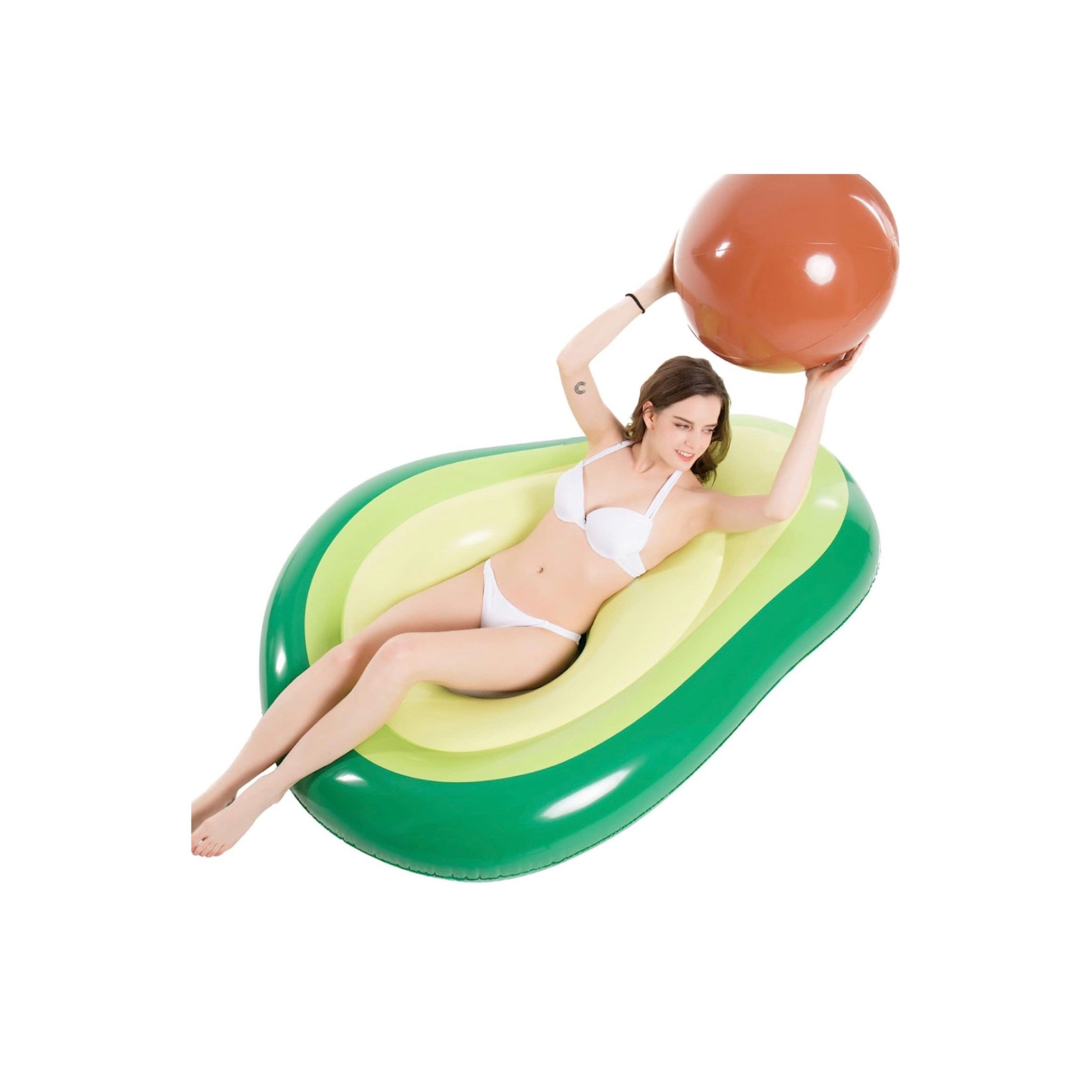 Inflatable Avocado Pool Float — The Lovin Sisters