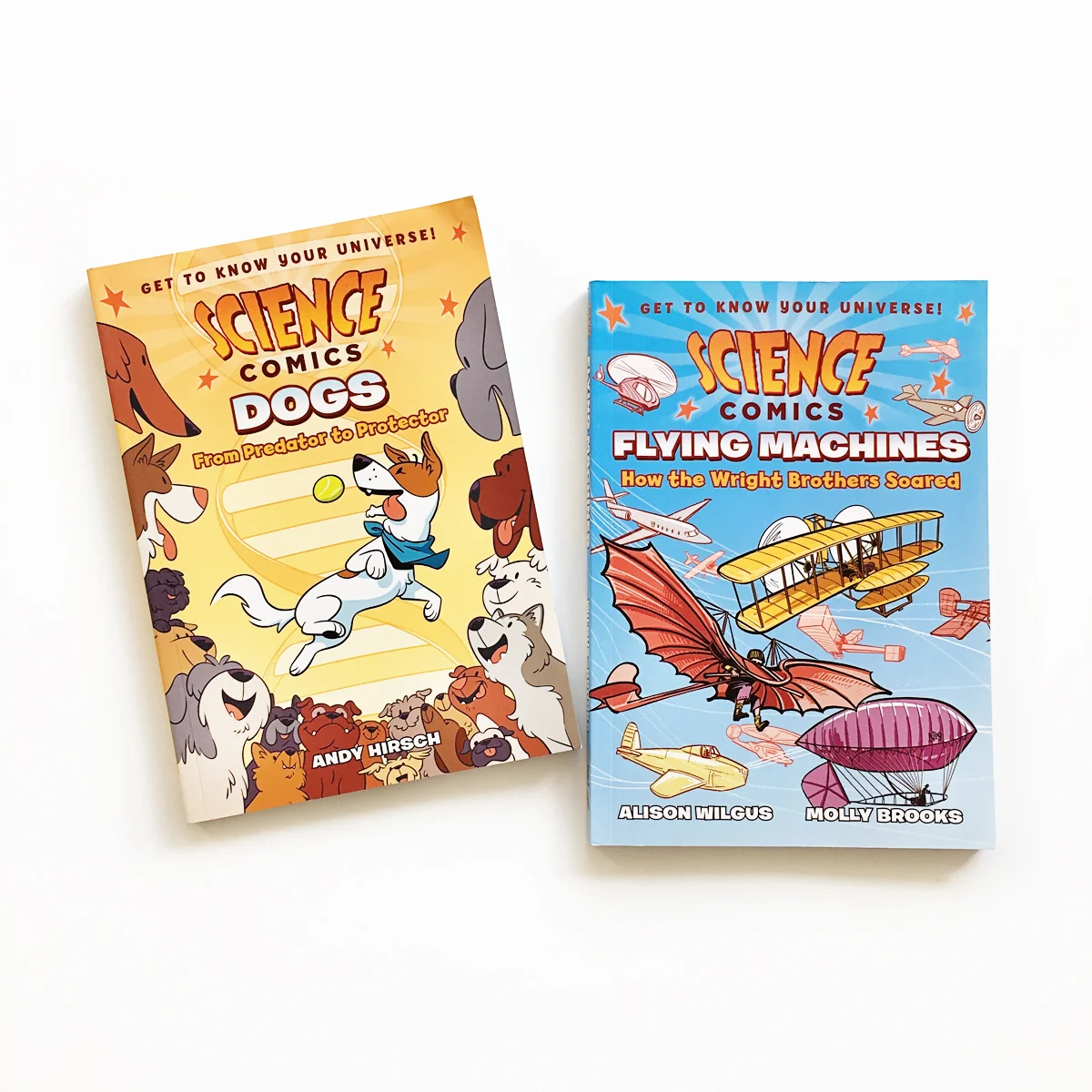 Science Comics: Dogs and Science Comics: Flying Machines — Avery ...