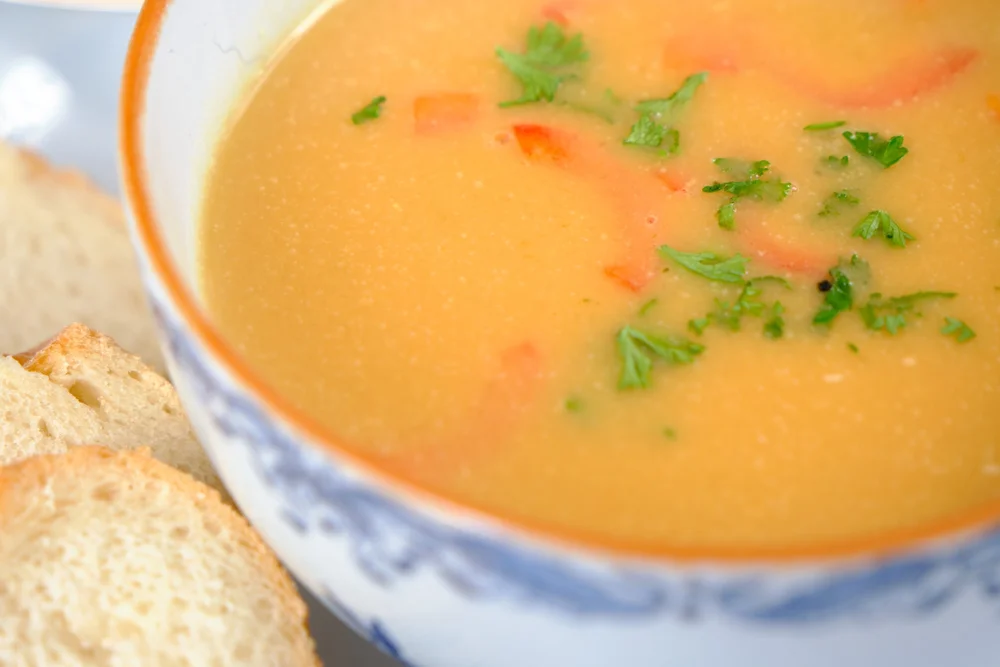 Soep van zoete aardappel — Makkelijke Hap