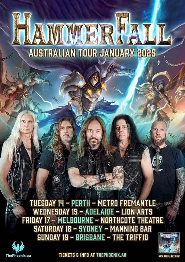 Ditch This Magazine - HAMMERFALL Announce First Ever Australian Tour