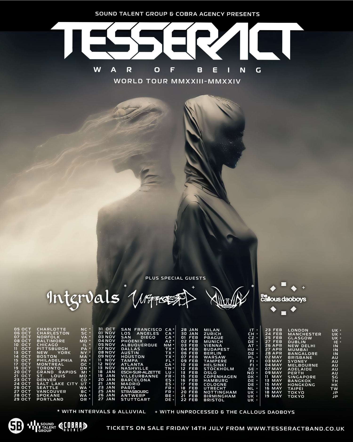 Ditch This Magazine - Tesseract Announce Australian Tour May 2024. New ...