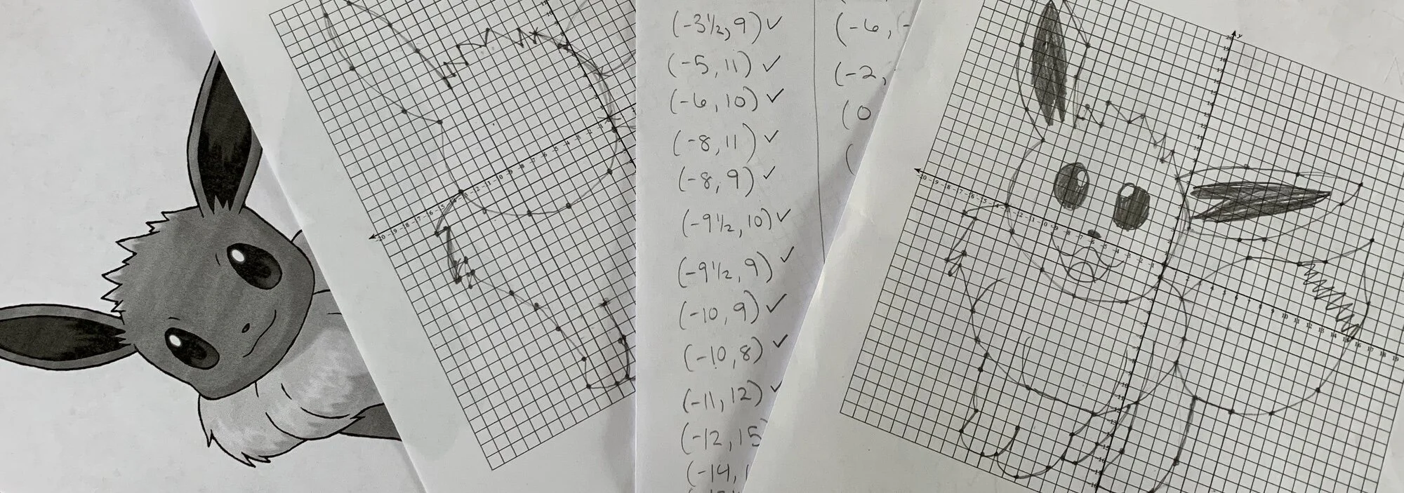 Graph Paper Drawings Pokemon