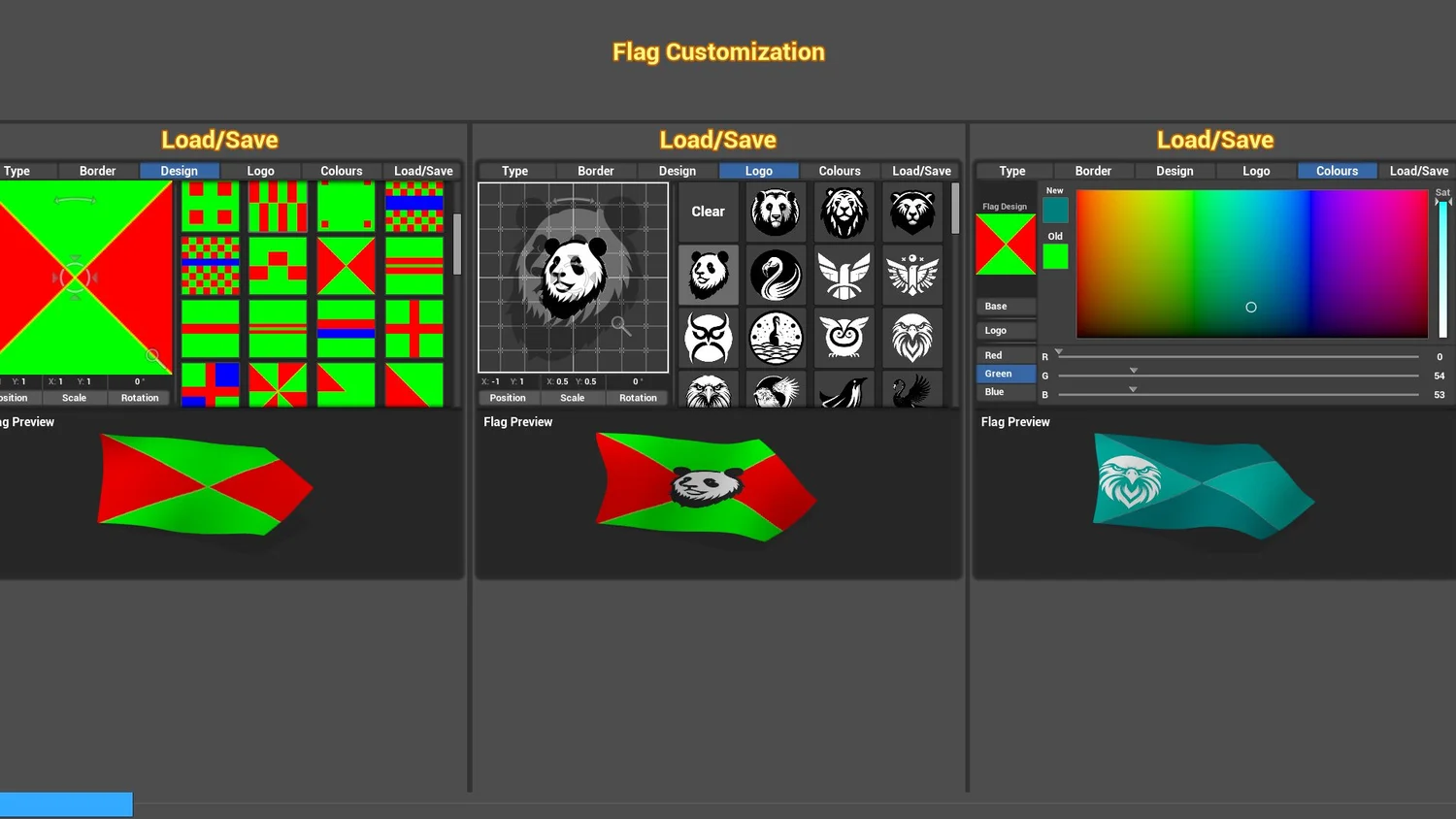 UI Animated Flags — Christopher Albeluhn