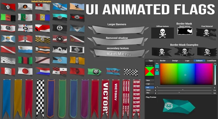 UI Animated Flags — Christopher Albeluhn