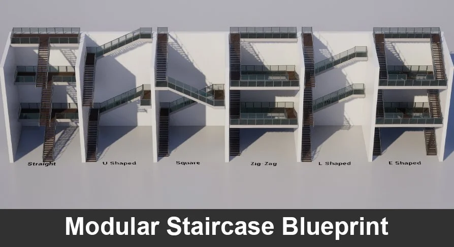 Modular Staircase Blueprint — Christopher Albeluhn