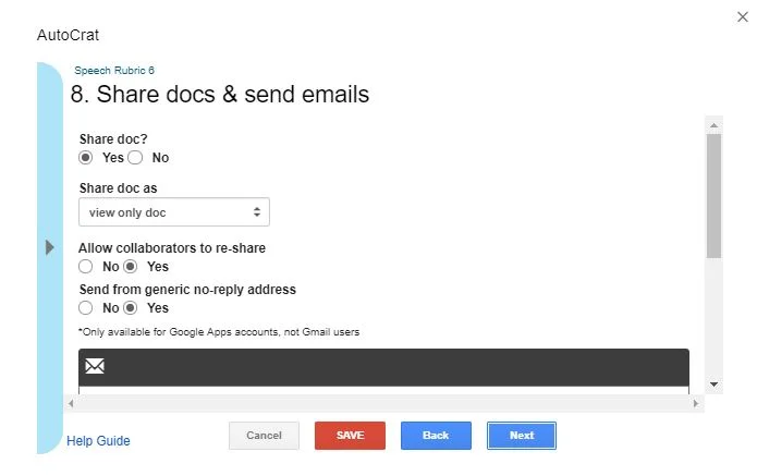Creating a Digital Rubric with Google Forms and autoCrat ...