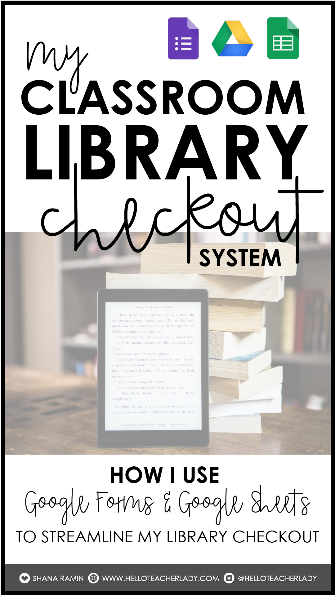 Easy Classroom Library Checkout System: Google Forms & Google Sheets ...