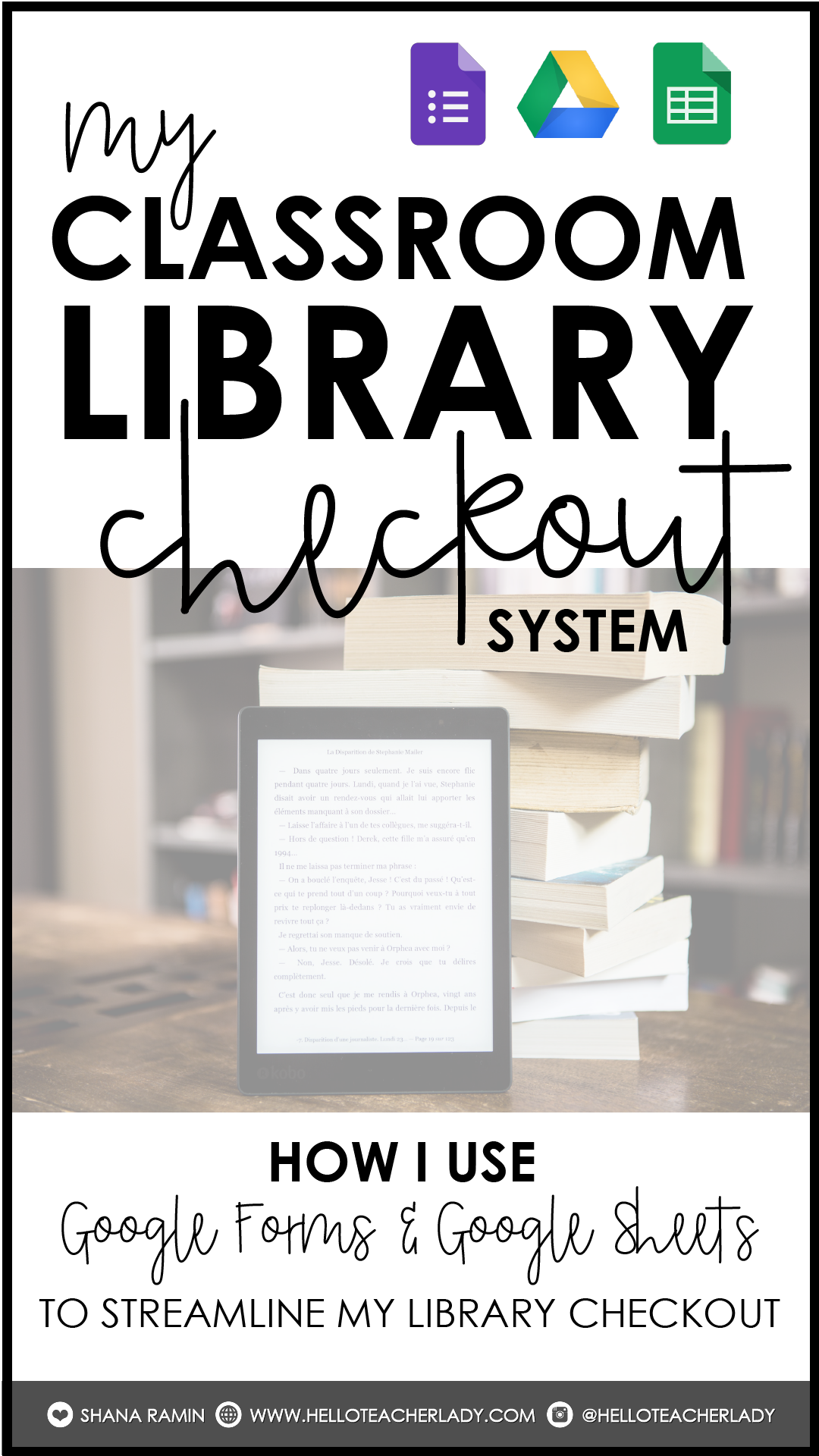 Easy Classroom Library Checkout System: Google Forms & Google Sheets ...