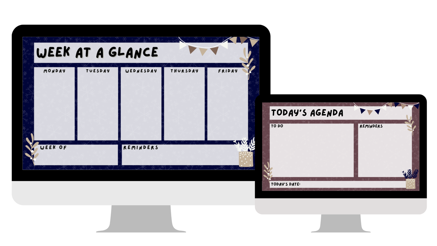 Seasonal Daily Agenda Slides Templates — helloteacherlady.com
