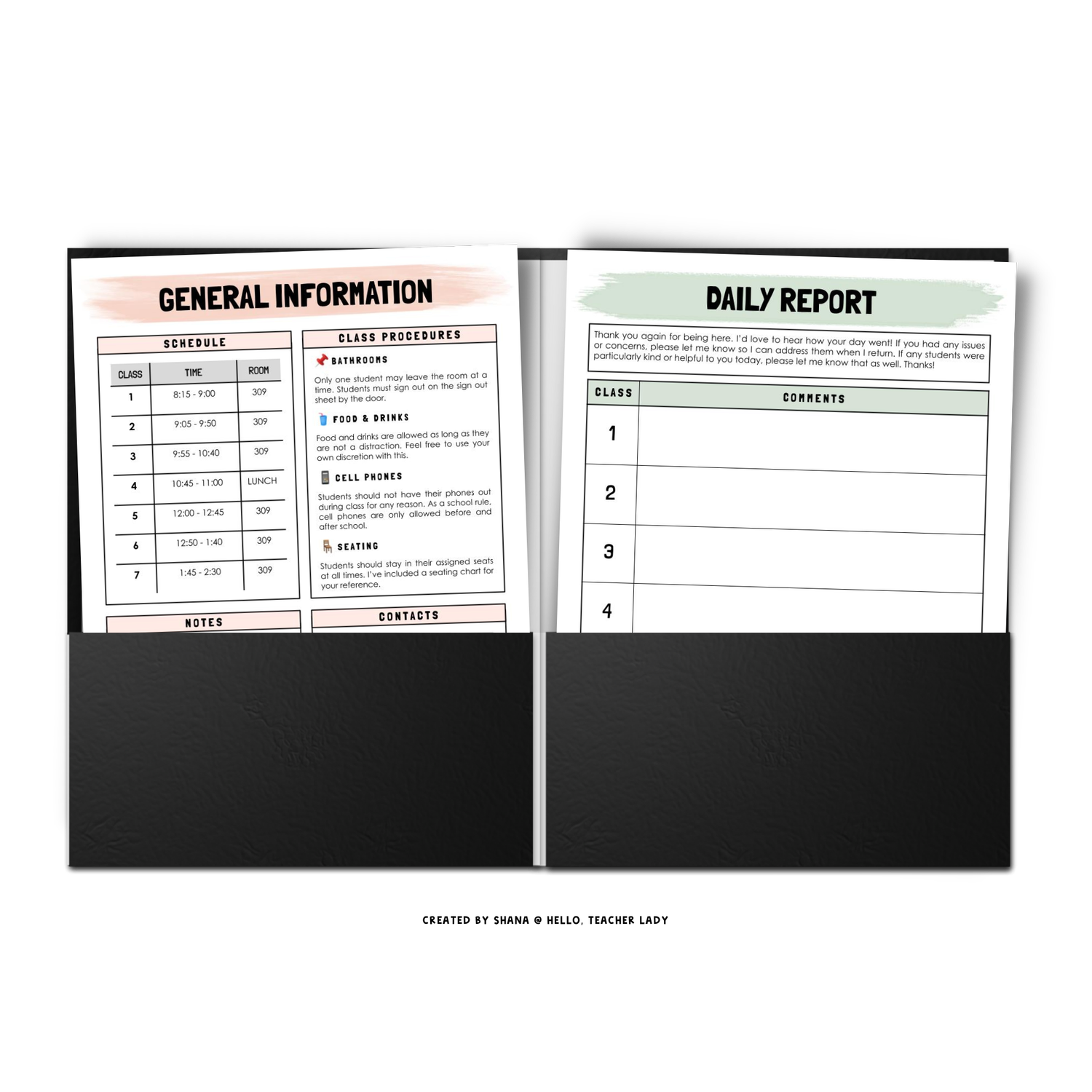 How to create a substitute binder (9 sub plan essentials you didn’t ...