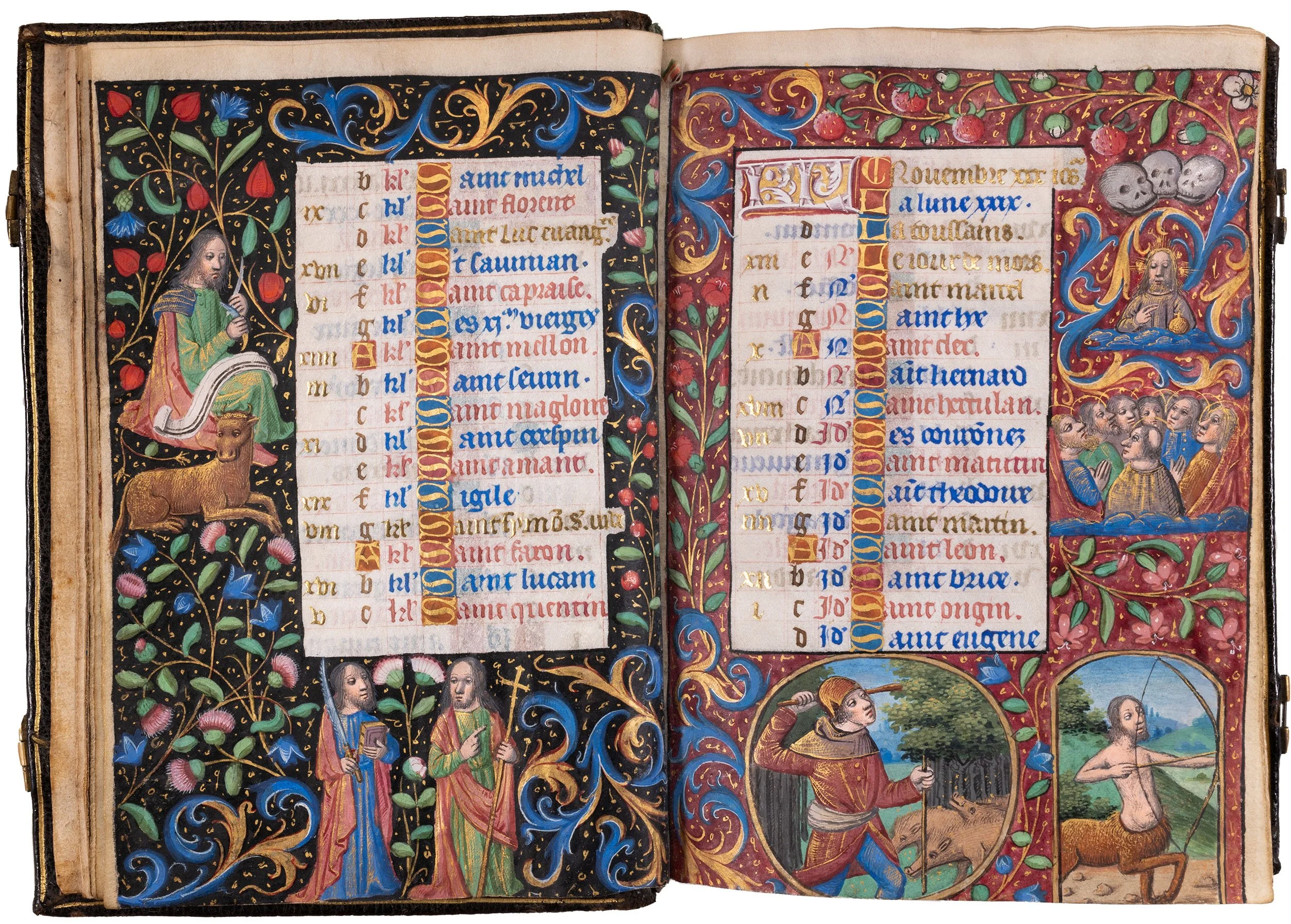 A Book of Hours with many Black Borders by the Master of Charles VIII ...