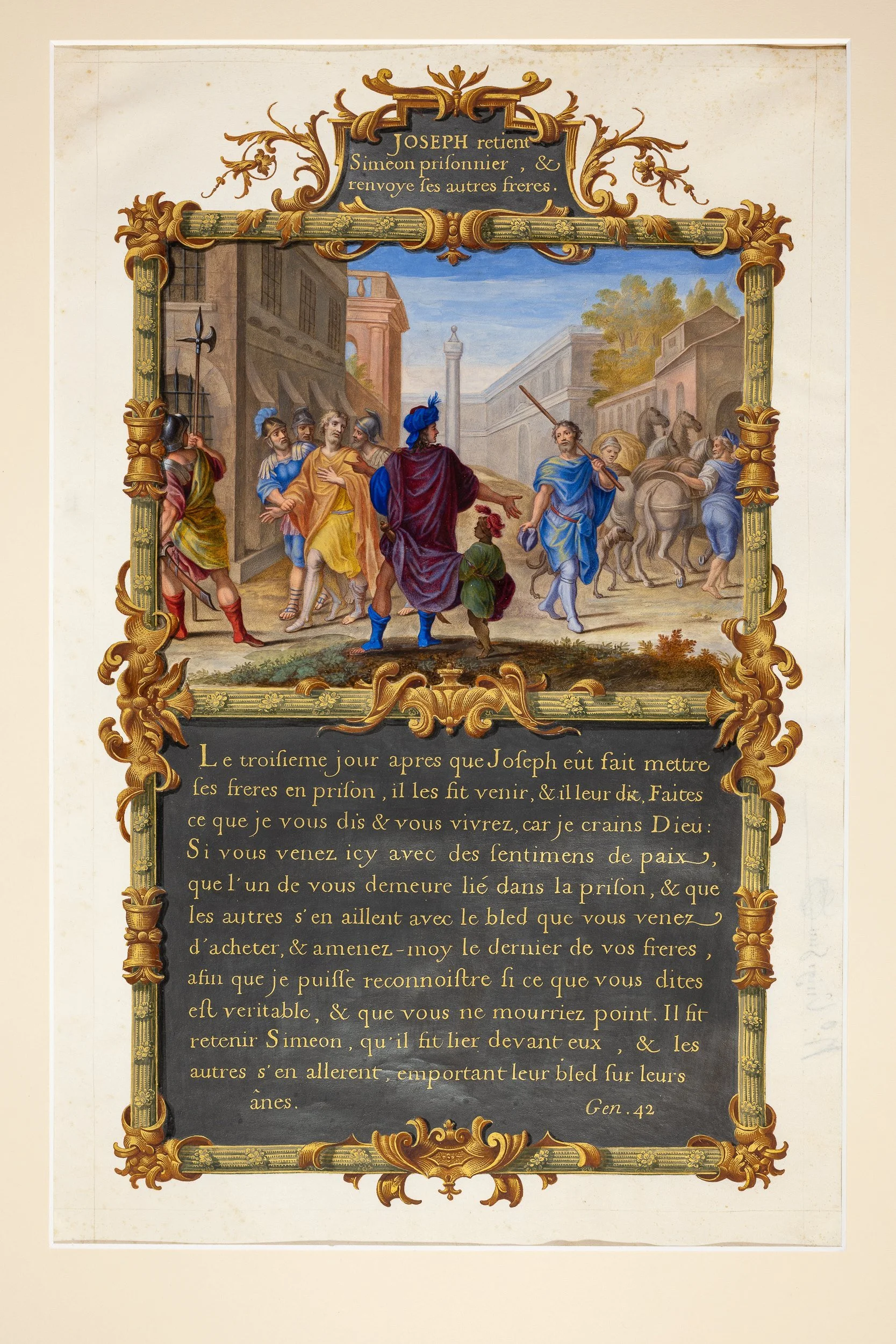 The Story of Joseph in 22 Paintings on Parchment by Jean Joubert ...