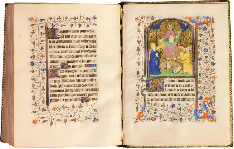 The Book of Hours for Jean Troussier with 20 miniatures by the Master ...