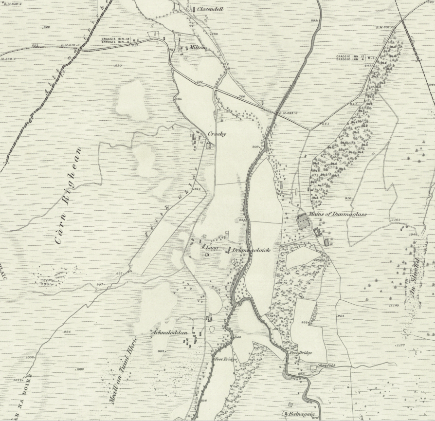 THE DUNMAGLASS CAIRN — a' siubhal nam frith-rathadan