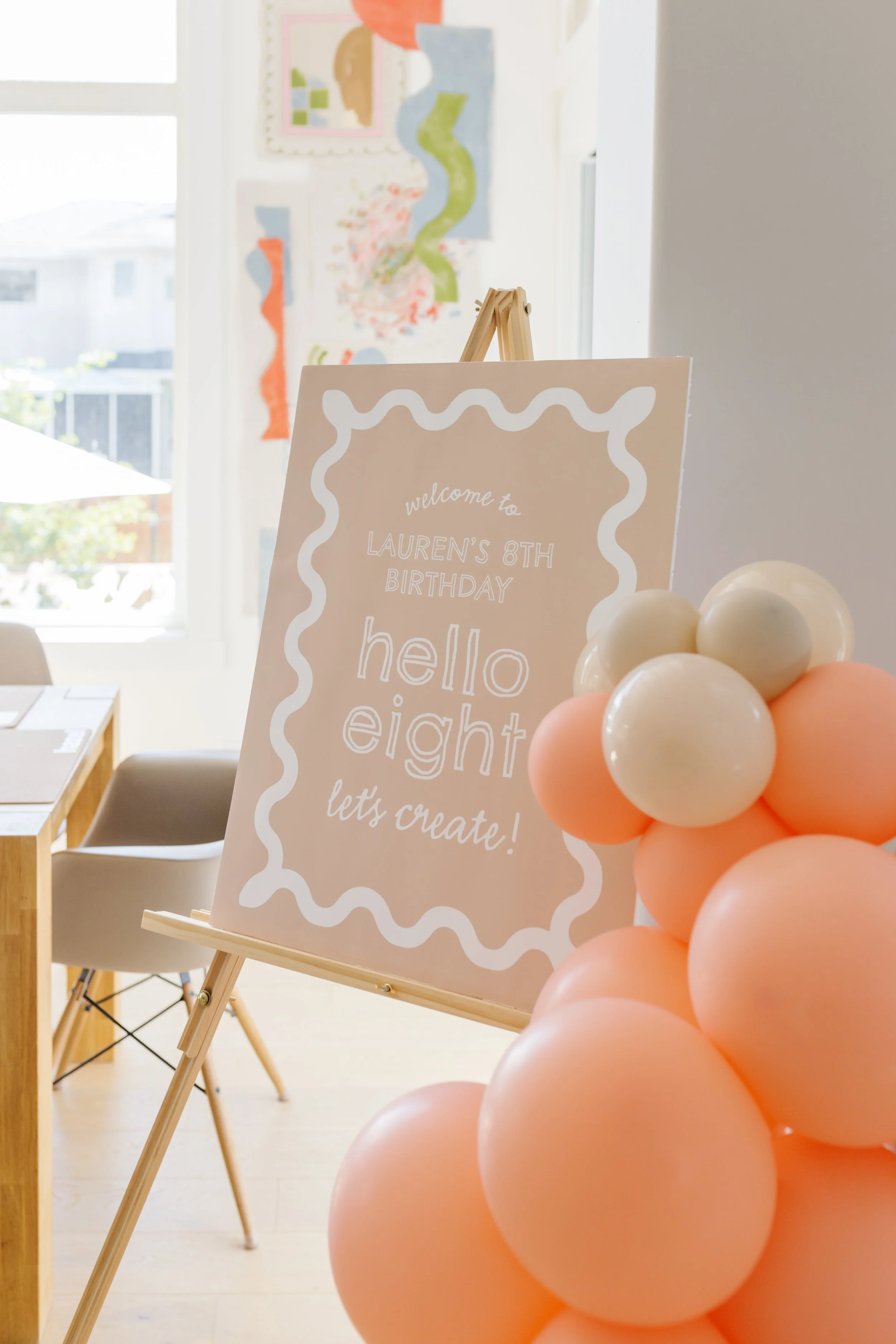 let's create and celebrate Lauren turning 8! an art theme birthday ...