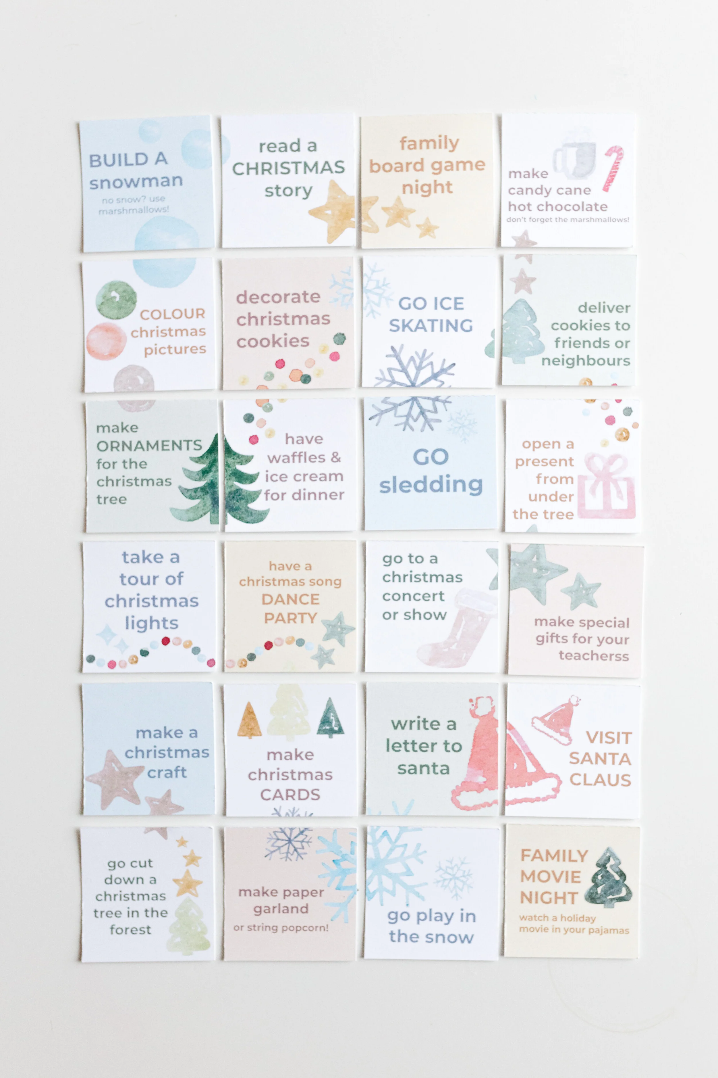 diy canvas pocket modern advent calendar — emelbe design