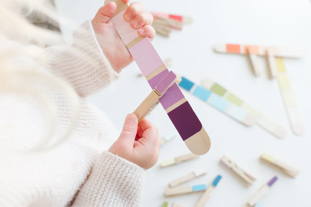 diy paint sample color-match activity — emelbe design