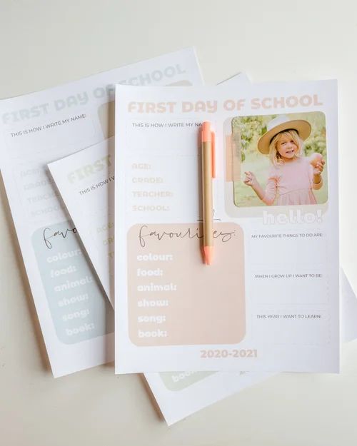 back to school - free printable — emelbe design