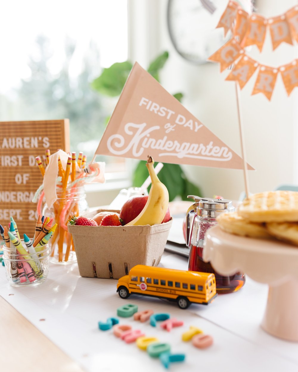 first day of school breakfast celebration — emelbe design