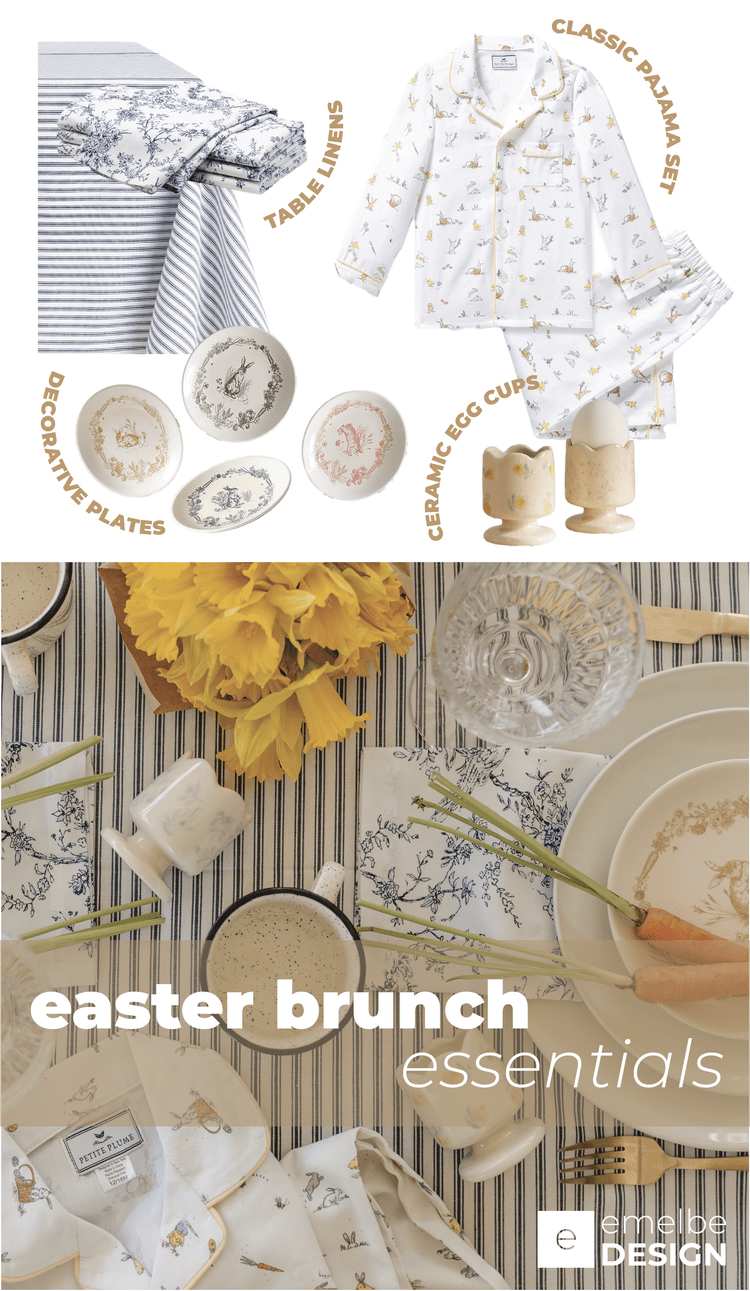 easter brunch essentials — emelbe design