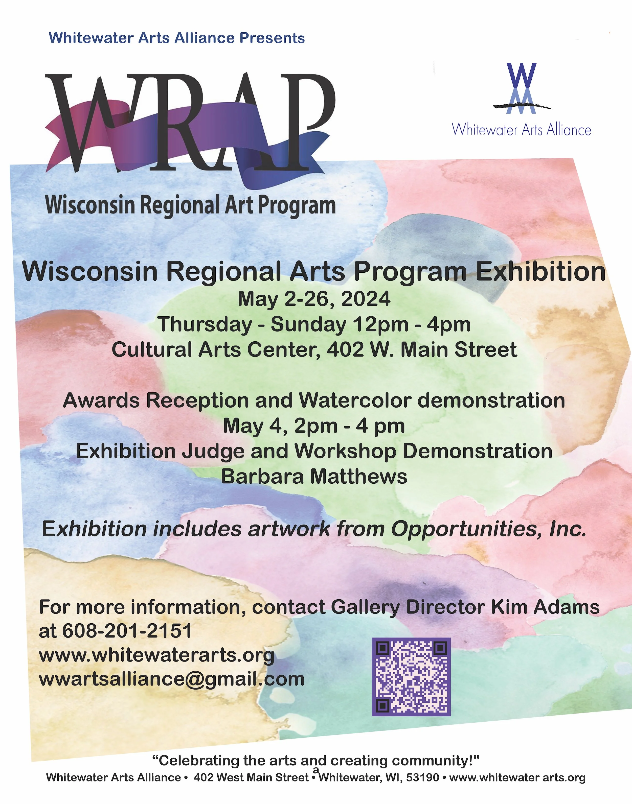 WRAP 2024 — Whitewater Arts Alliance