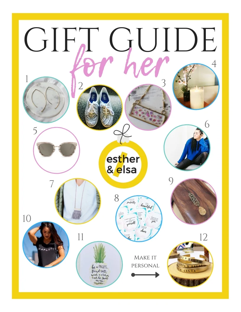 Shop local with the Esther & Elsa 2018 Gift Guide- For Her — Esther and ...