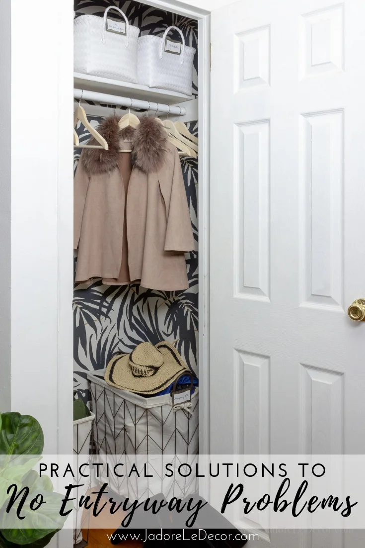 Practical Solutions to the Problem of No Entryway | J'adore le Décor