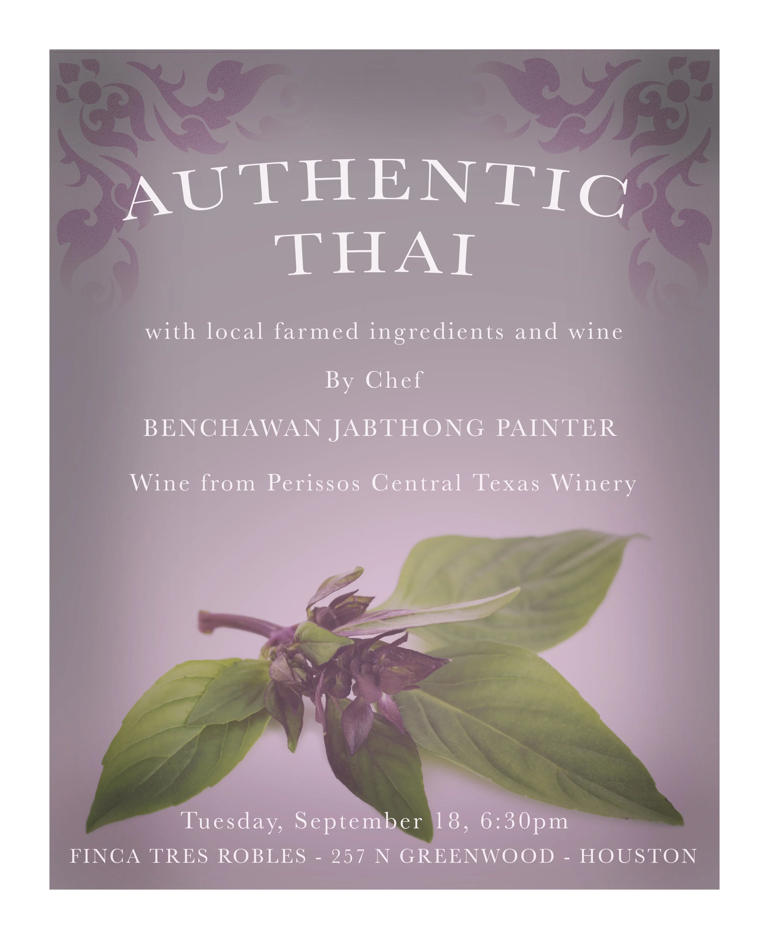 Authentic Thai: Local Farmed Ingredients & Wine - Small Places