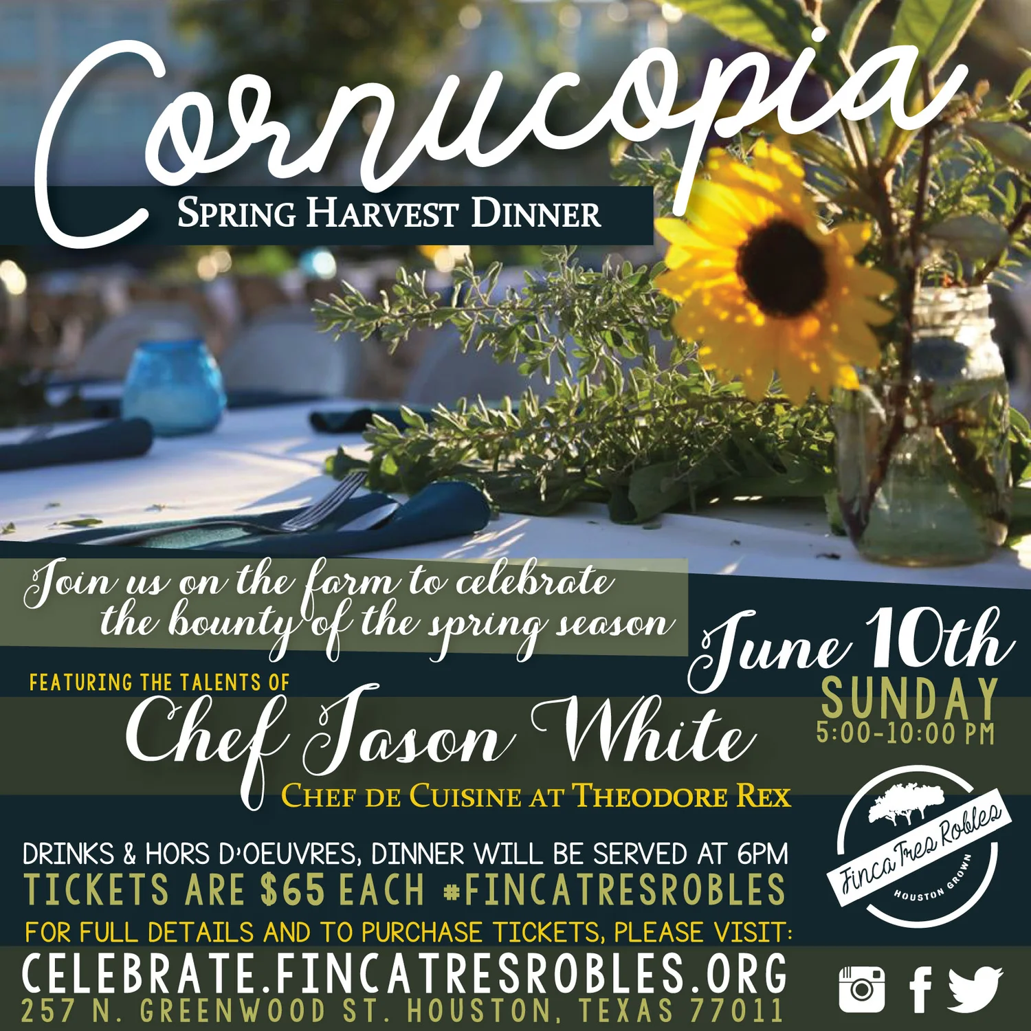 Cornucopia: Spring Harvest Dinner - Small Places | Lugarcitos
