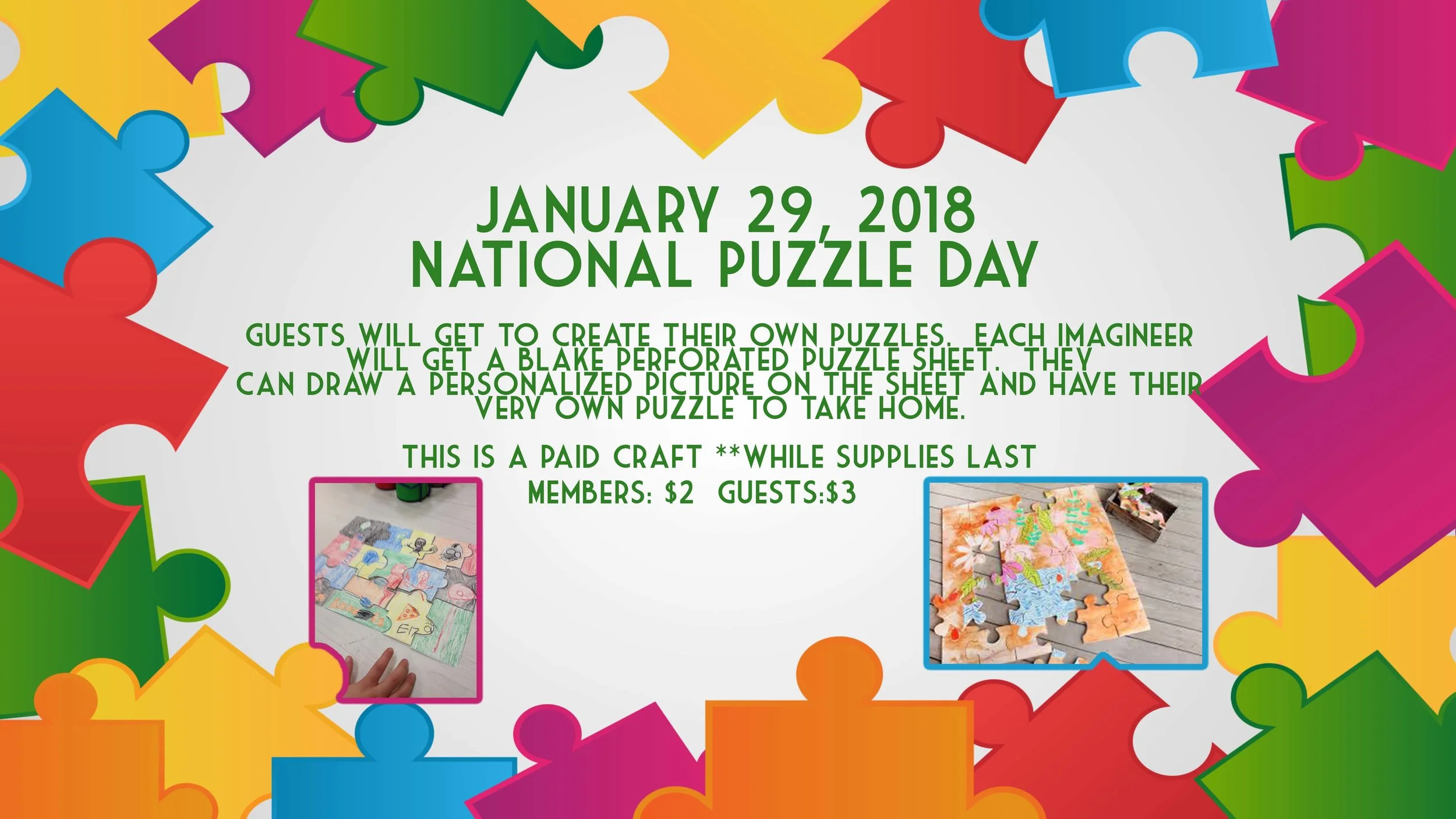 National Puzzle Day January 29
