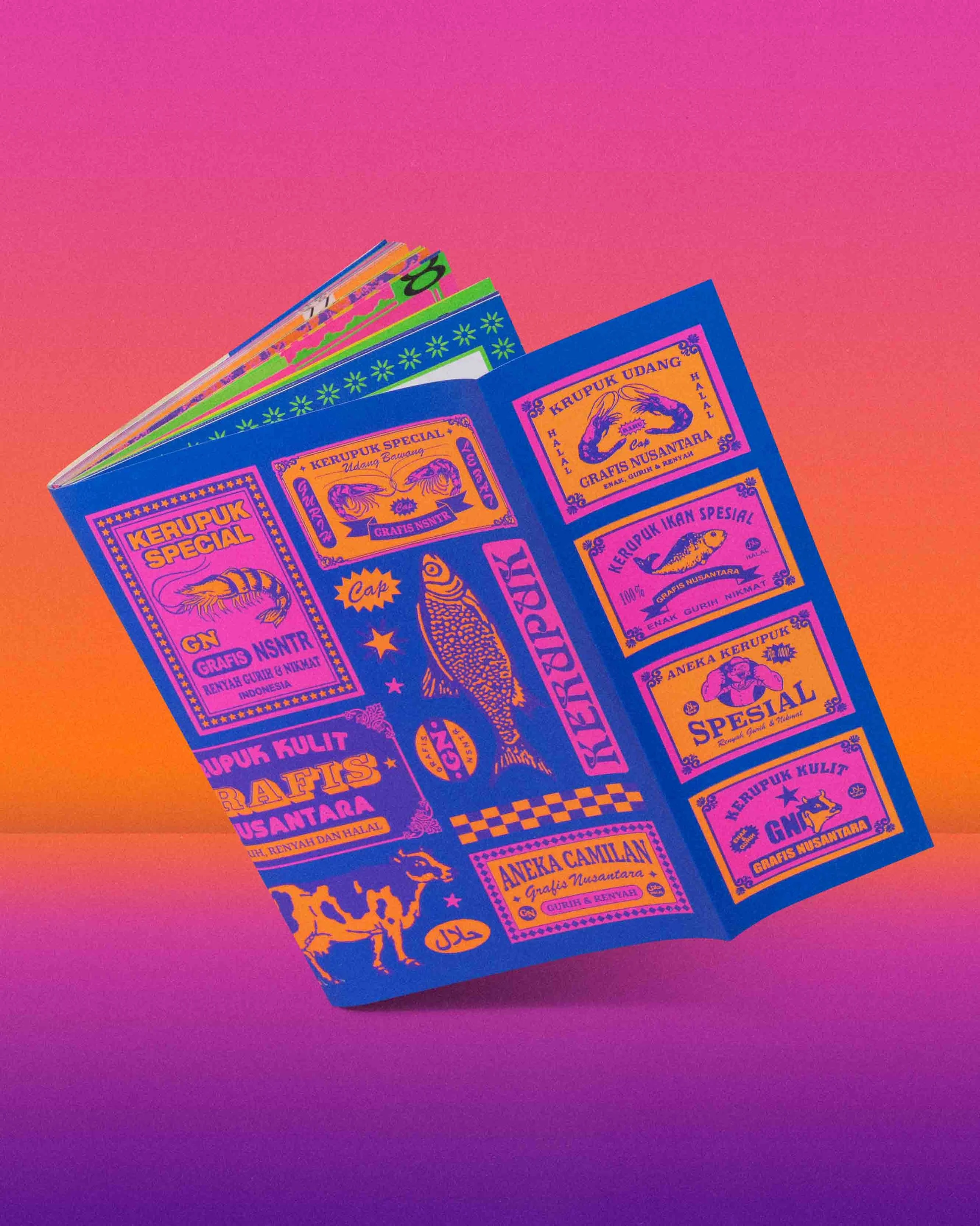 Grafis Nusantara Vol. 02 – Label Kerupuk — Claudia Novreica