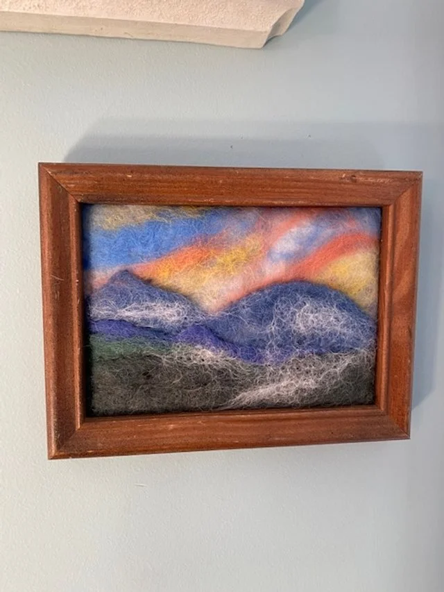 Wet Felted Art