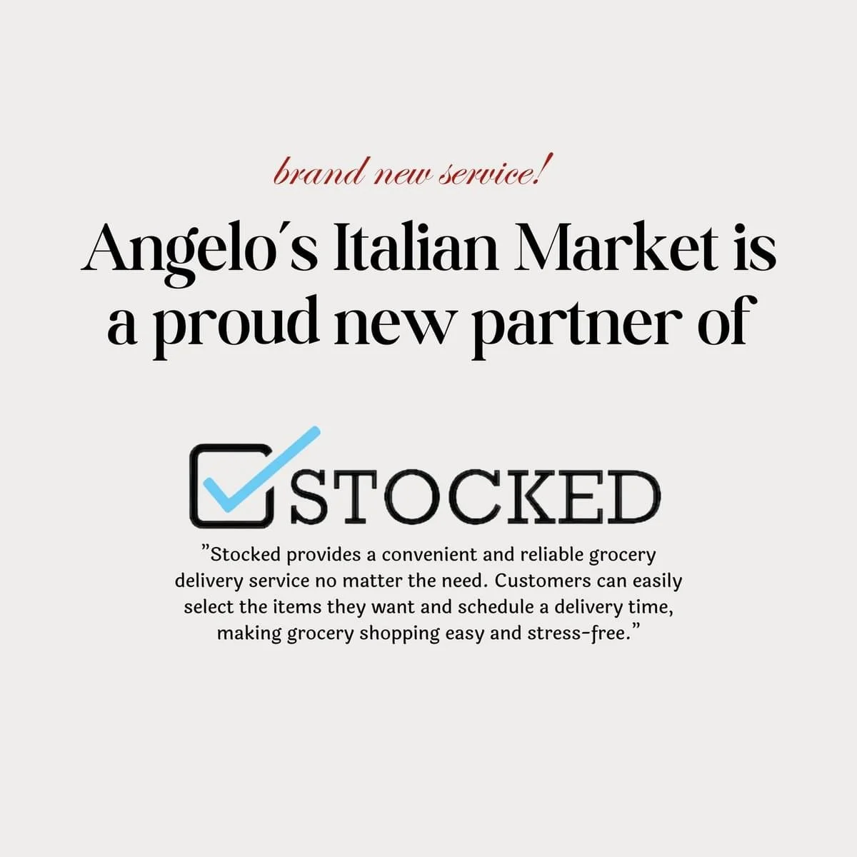 Market — Angelos Italian Market